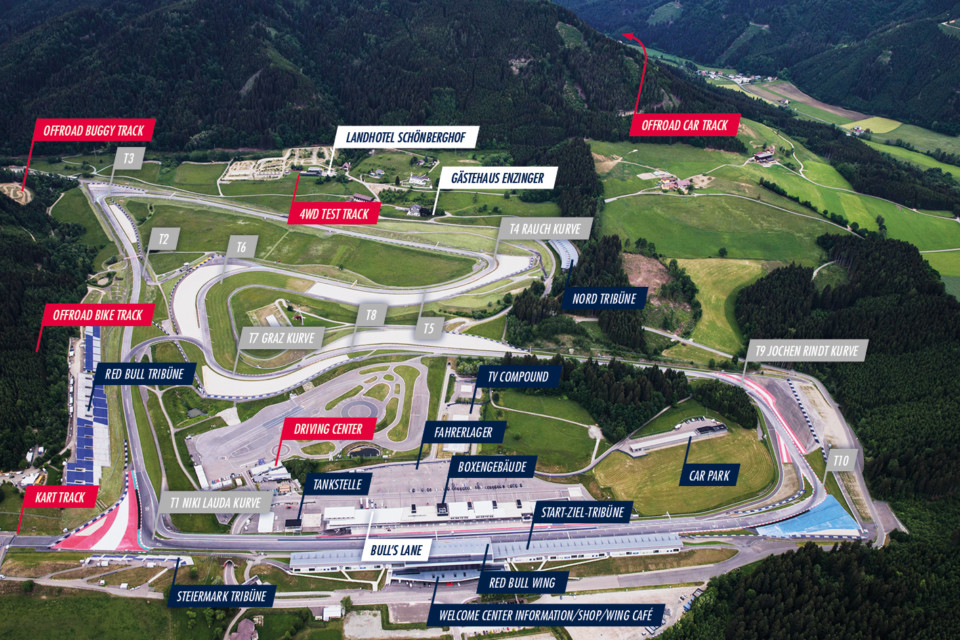 Formel 1 Strecke Österreich | Red Bull Ring