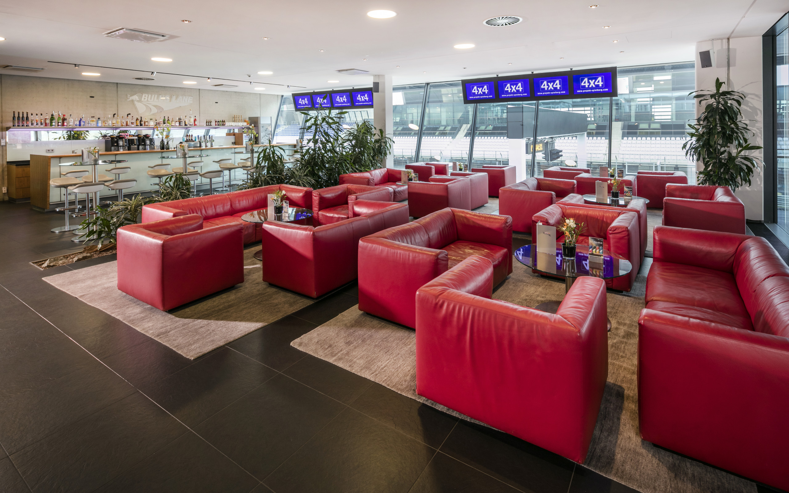 Eating at the Red Bull Ring Bull's Lane