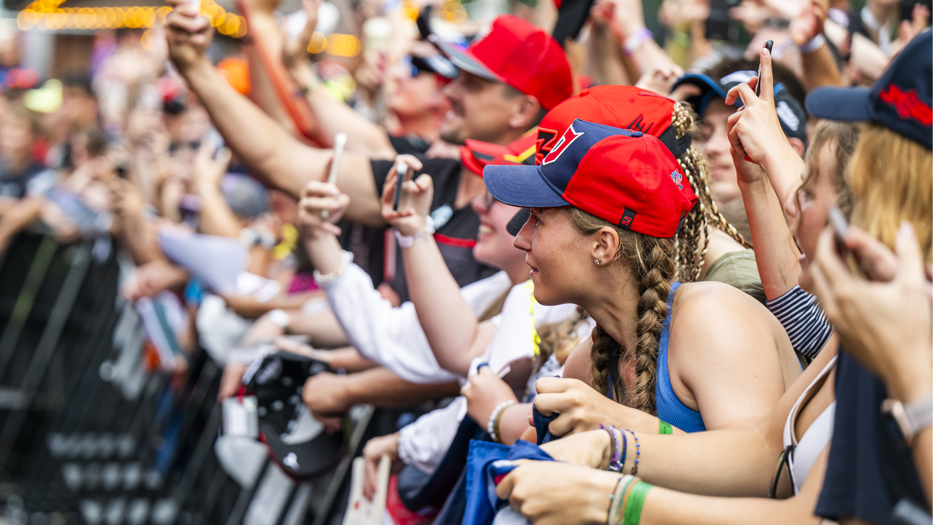 Track Celebration: Awards ceremony open to spectators