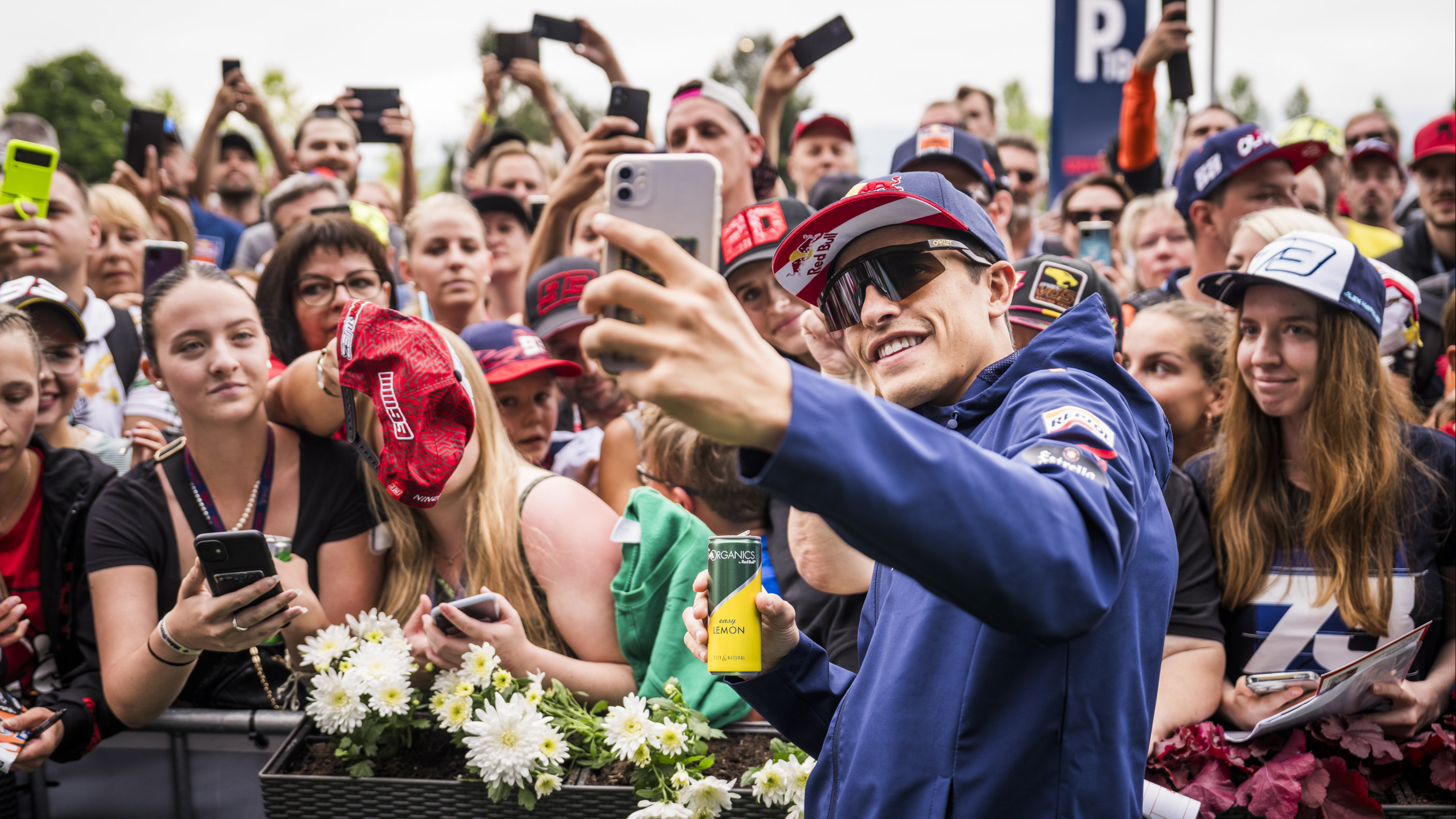 MotoGP stars at the “Hero Walk on the Styrian Green Carpet”