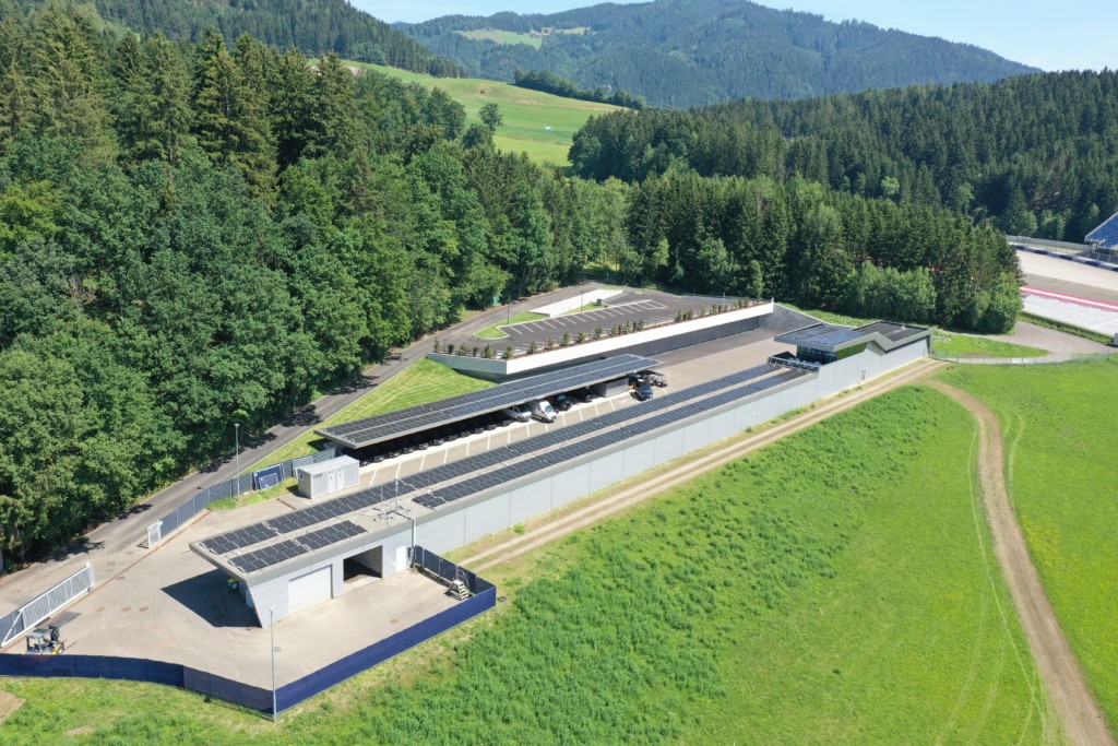 Photovoltaic system built at Spielberg