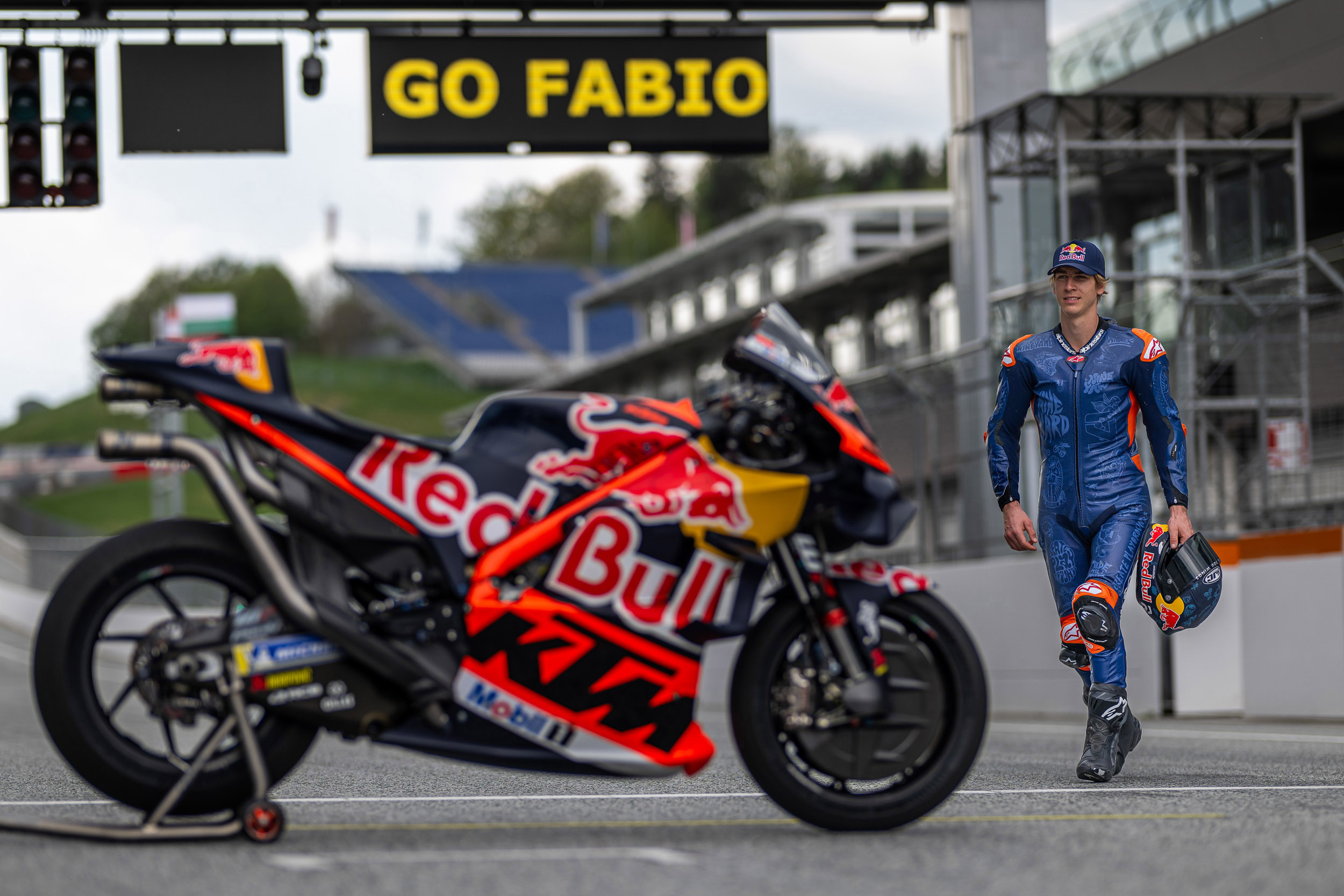 Fabio Wibmer takes on the MotoGP challenge