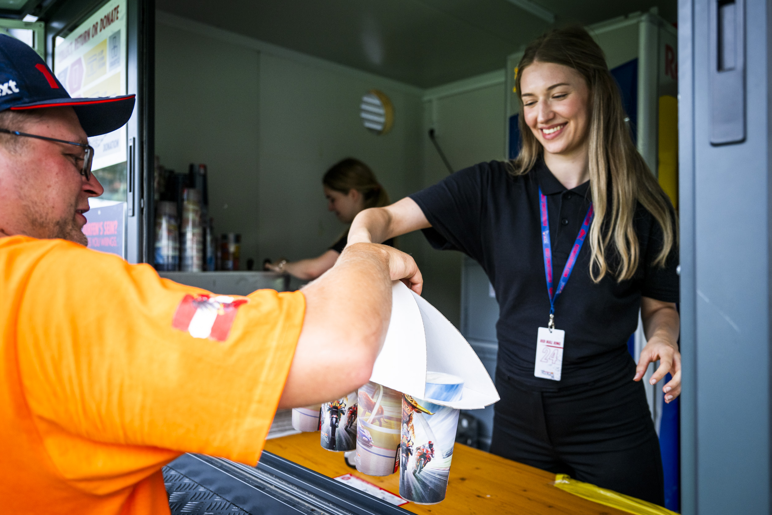 Reusable cup system at the Red Bull Ring