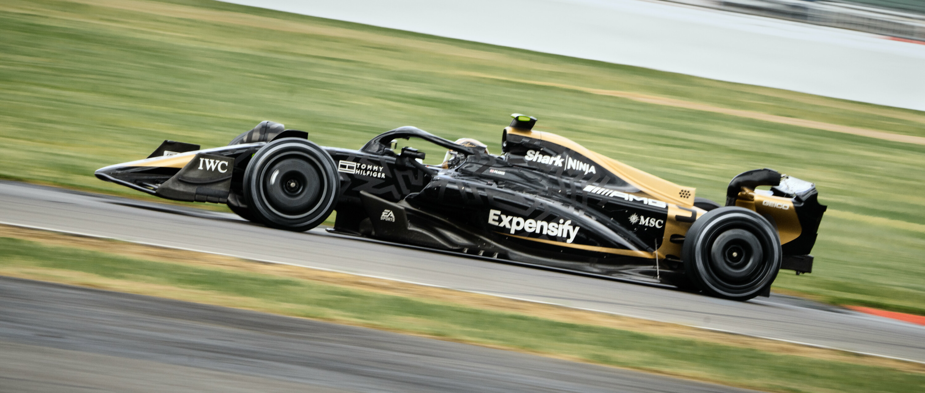 One of the race cars of the APXGP team from 'F1® The Movie’