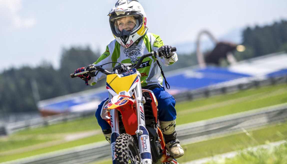 KTM Elektro SX-E 5 kids ride Austria I Red Bull Ring