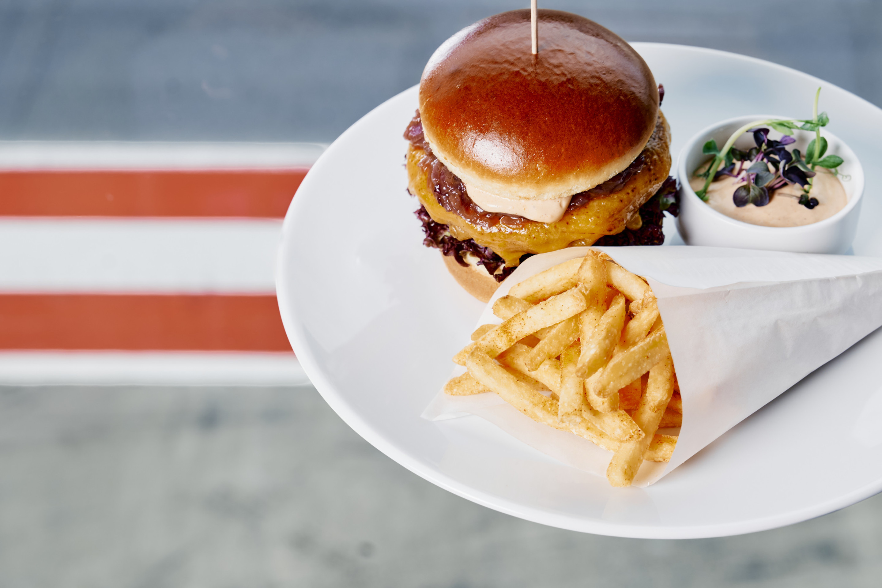 Eating at the Red Bull Ring Bull's Lane