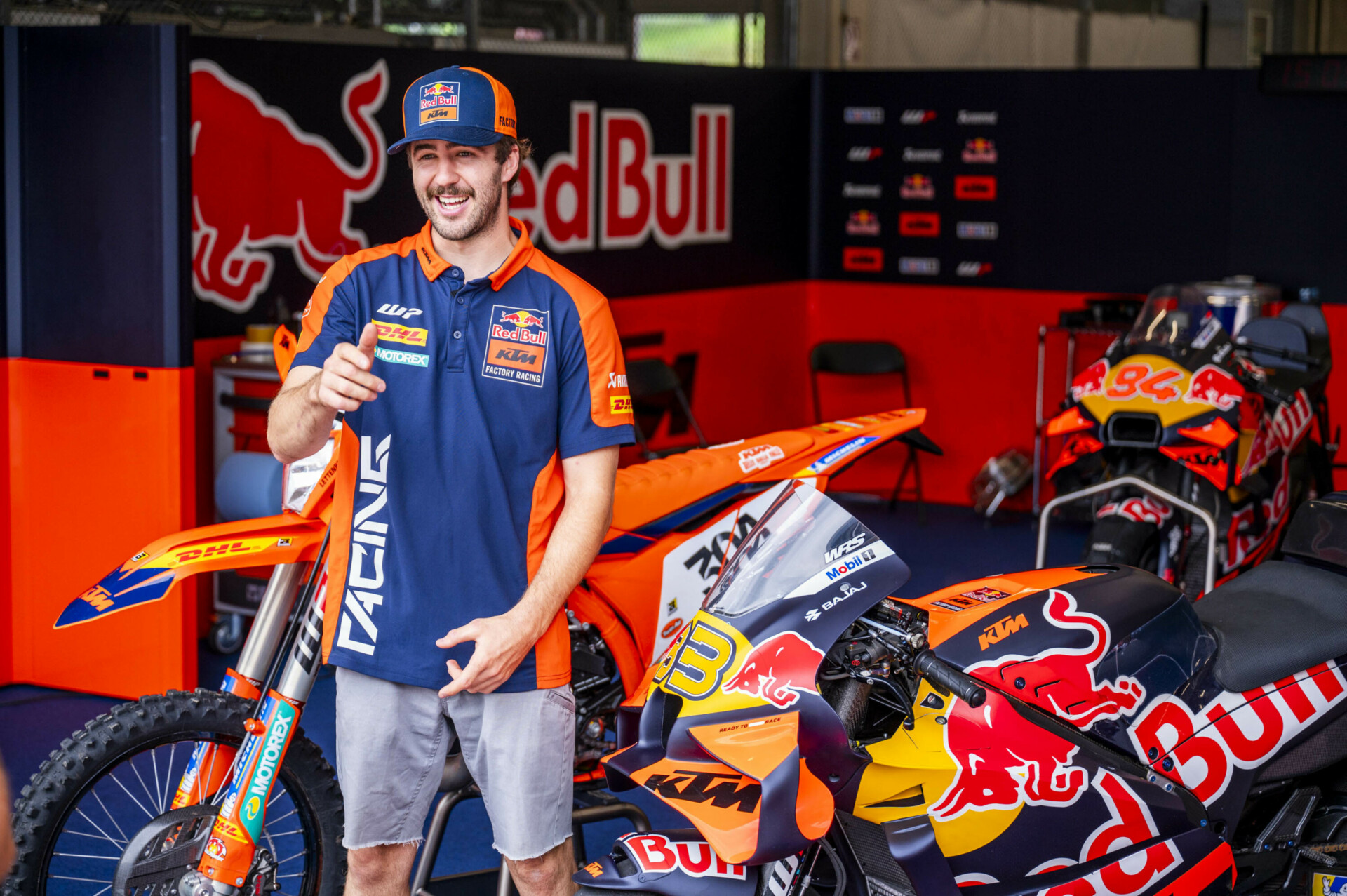 MotoGP track test in "hard enduro" style