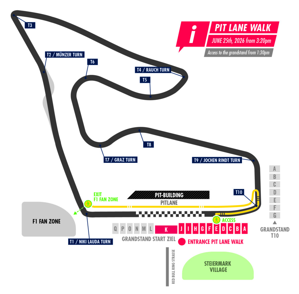 Pit Lane Walk F1 2026 I Spielberg