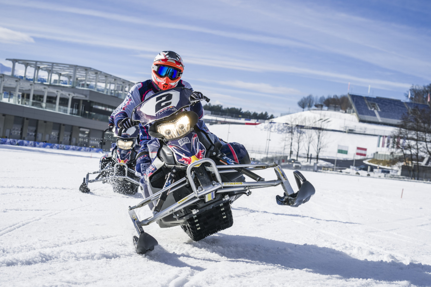 Snowmobile driving Austria I Red Bull Ring