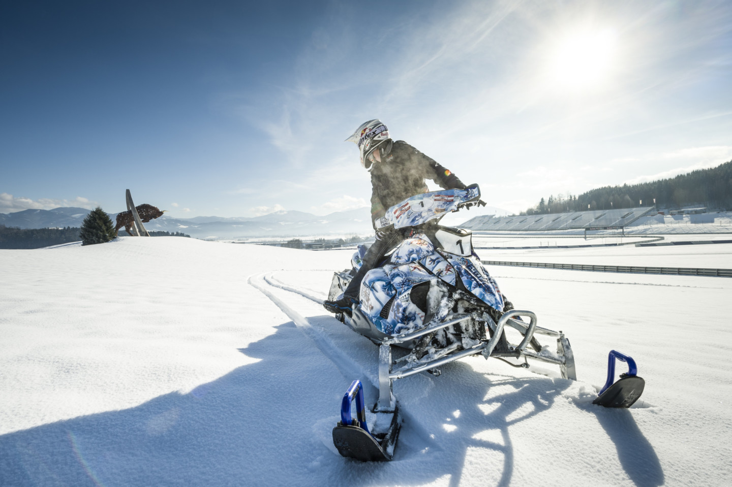 Snowmobile driving Austria I Red Bull Ring